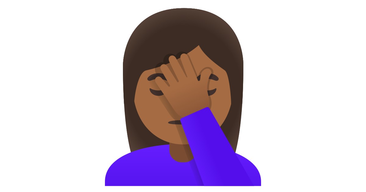 Shake My Head Emoticon