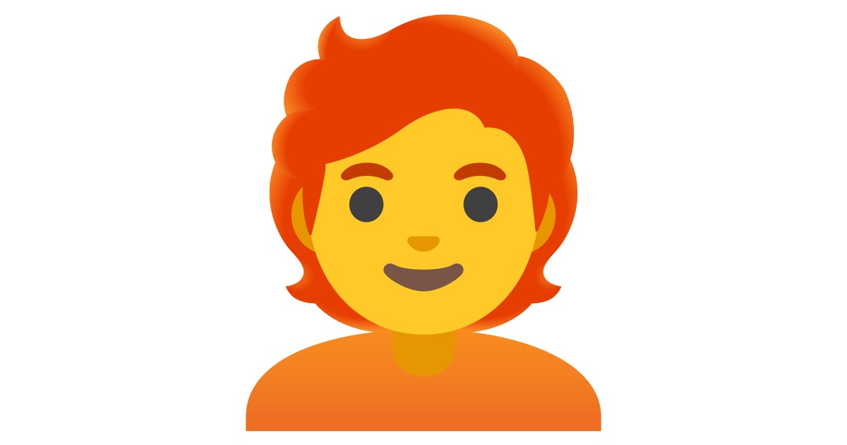 🧑‍🦰 Person: Red Hair Emoji