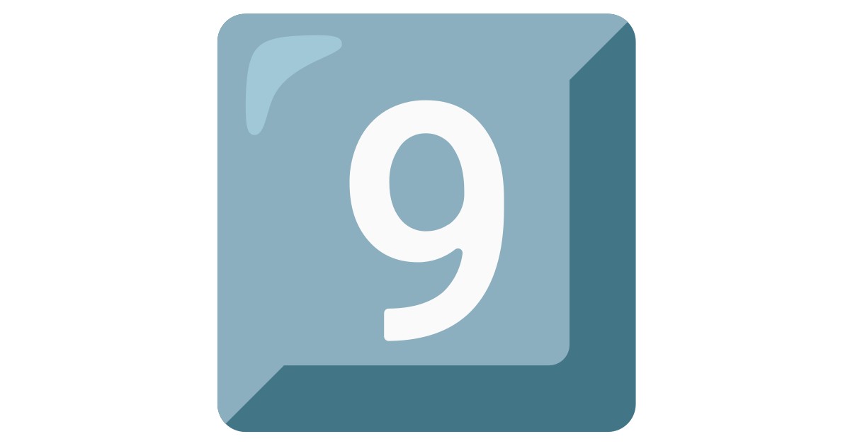 9️⃣ Keycap: 9 Emoji, Nine Emoji