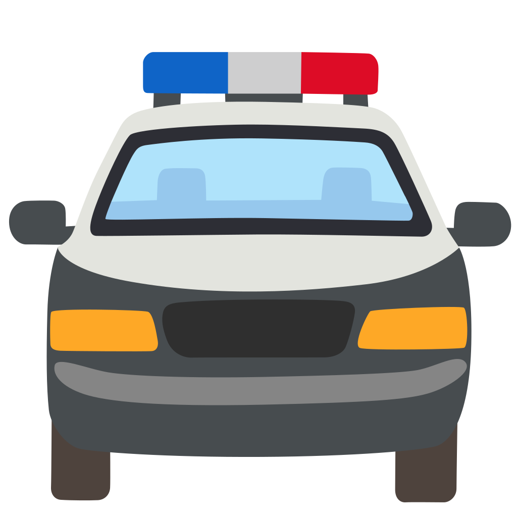  Oncoming Police Car Emoji Meaning Usage