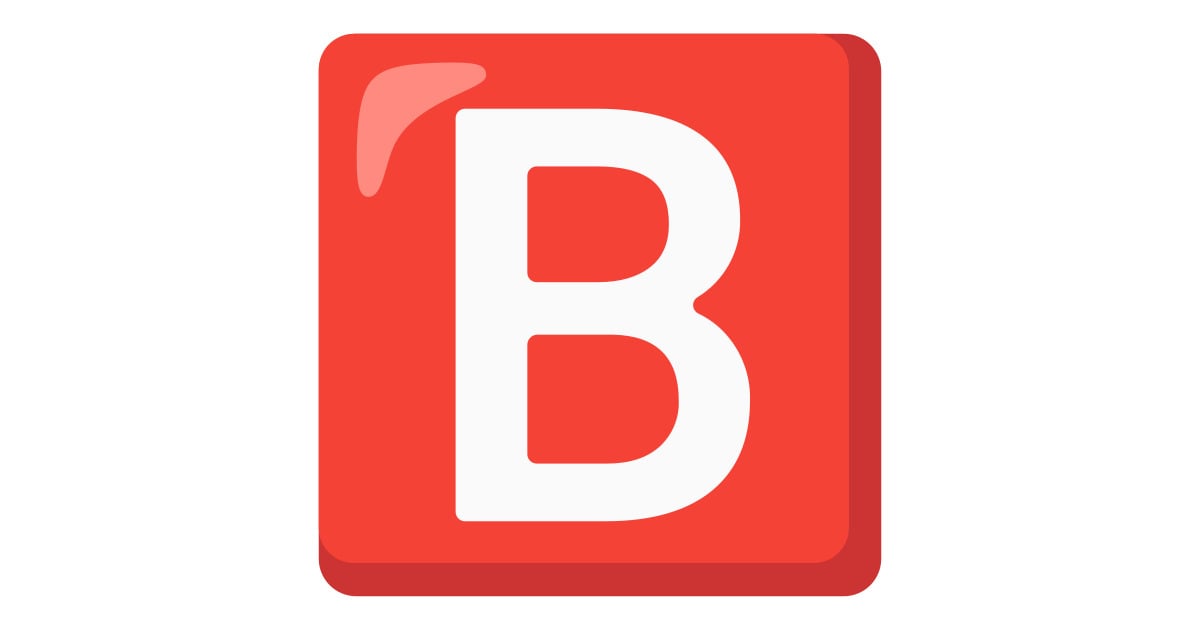 🅱️ B Button (Blood Type) Emoji: Meaning & Usage