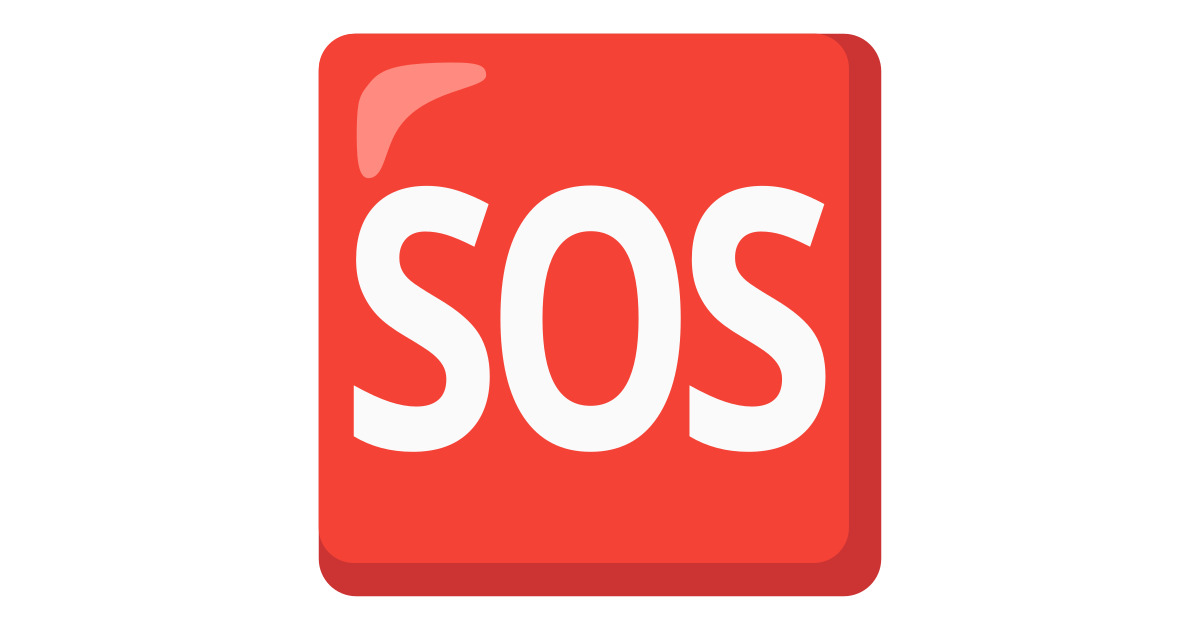 🆘 Botão Sos Emoji: Significado e Uso
