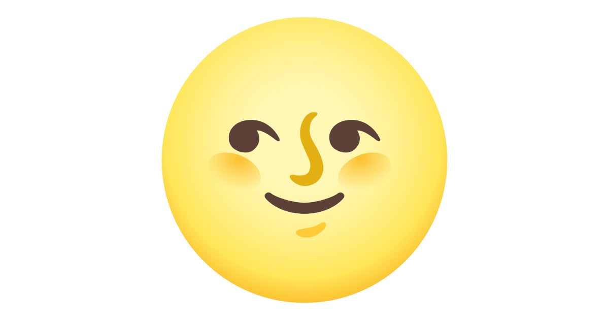 Full Moon Emoji Android