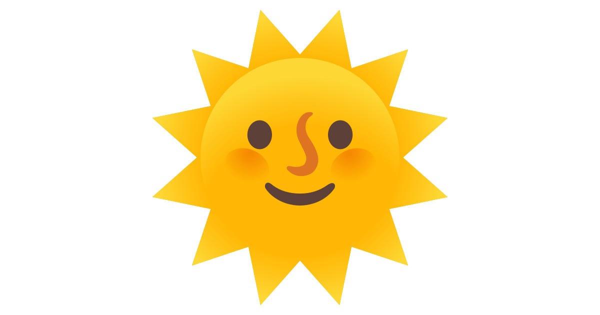 🌞 Sun With Face Emoji: Meaning & Usage