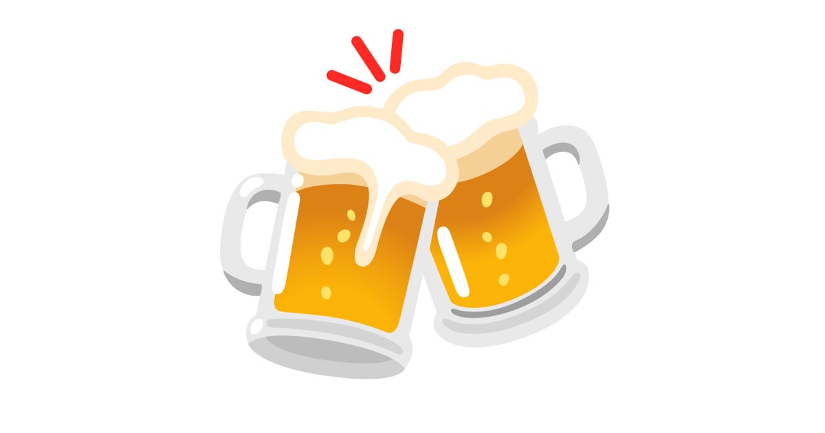 Bier Drinken Smiley Gezicht