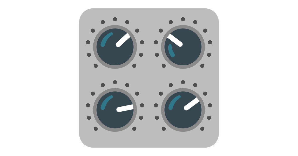 🎛️ Control Knobs Emoji: Meaning & Usage