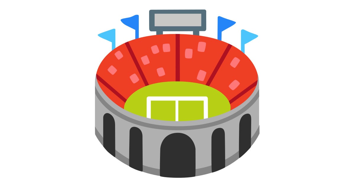 🏟️ Estádio Emoji: Significado e Uso