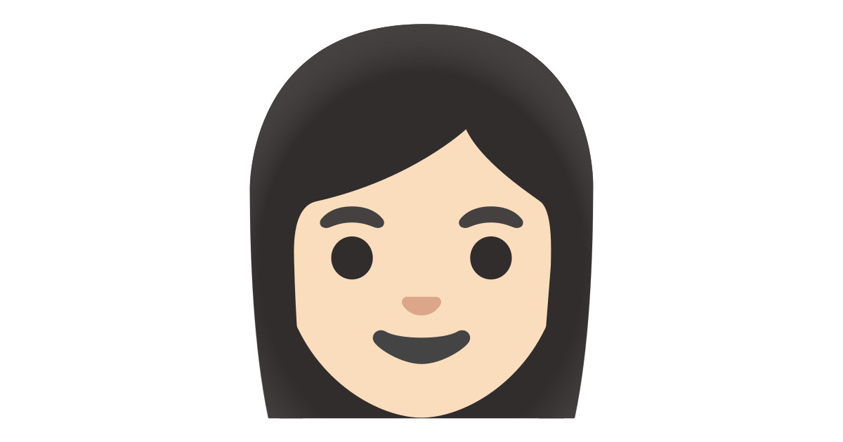 👩🏻 Mulher: Pele Clara Emoji