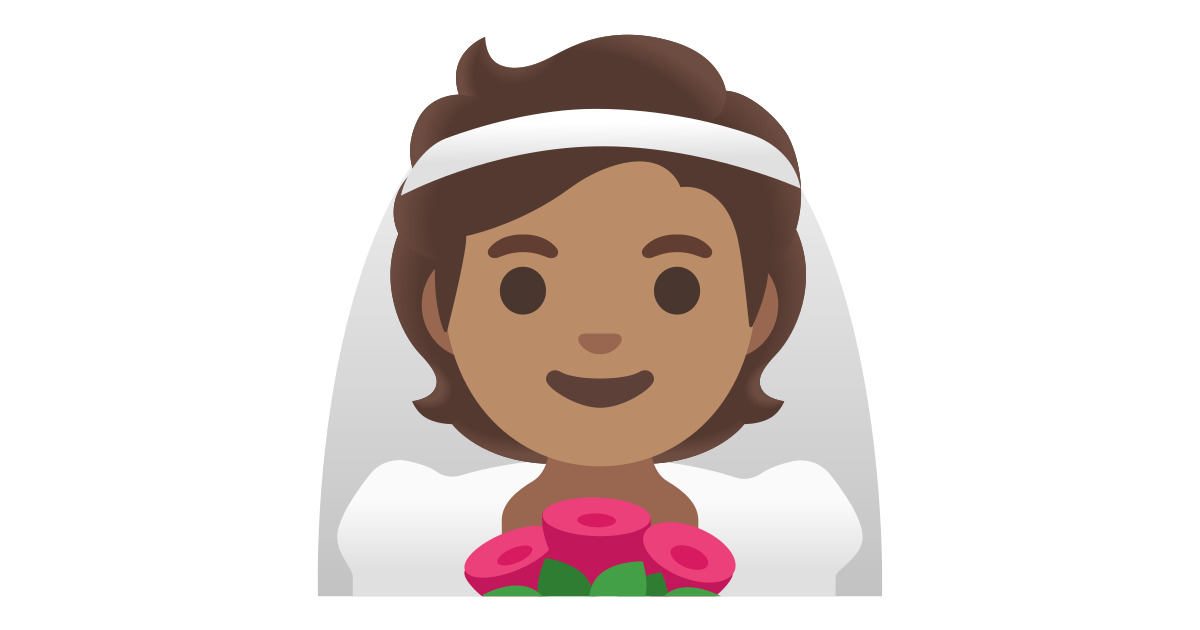 👰🏽 Person With Veil: Medium Skin Tone Emoji