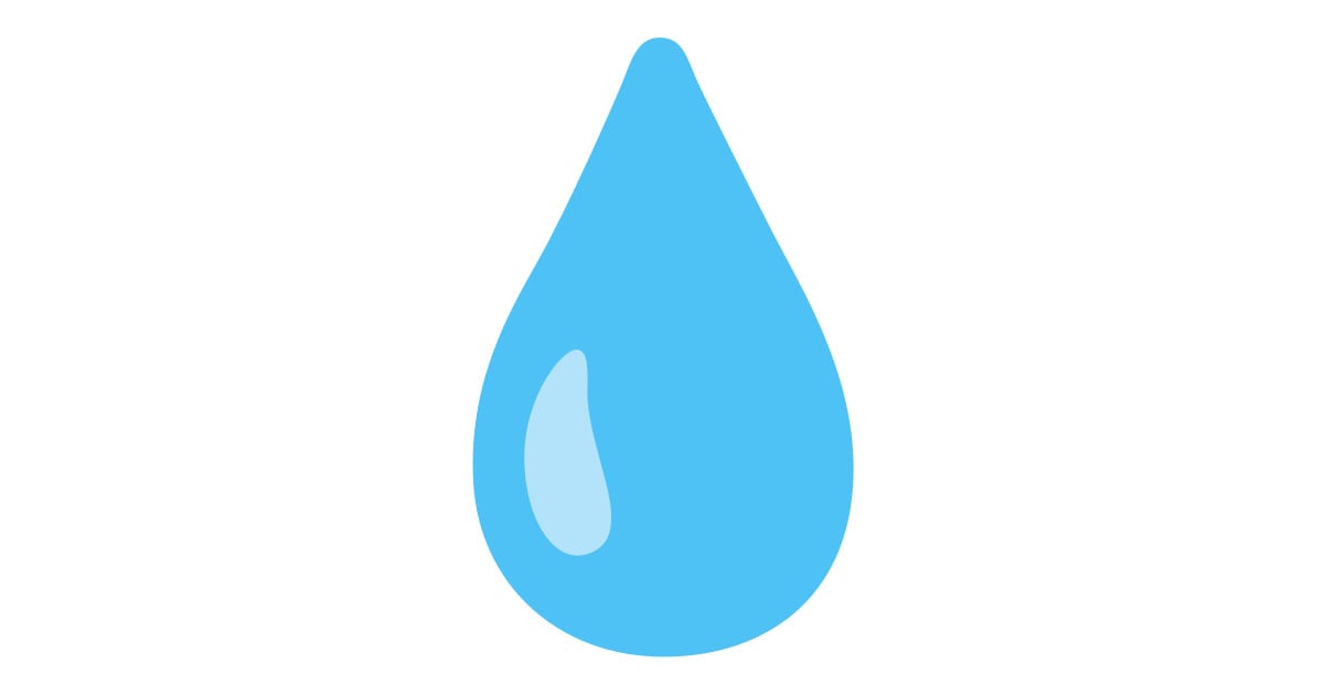 💧 Tropfen Emoji: Bedeutung & Verwendung