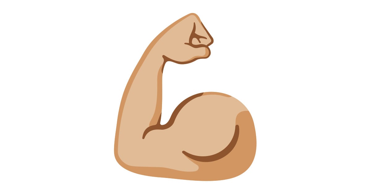 Biceps Emoji Luiaard