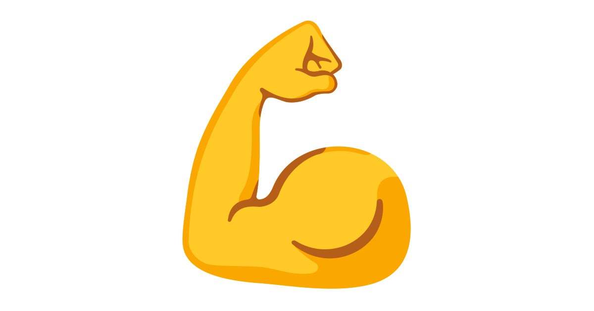 💪 Bíceps Emoji: Significado e Uso