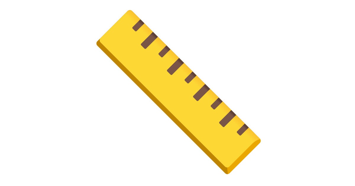📏 Straight Ruler Emoji: Meaning & Usage