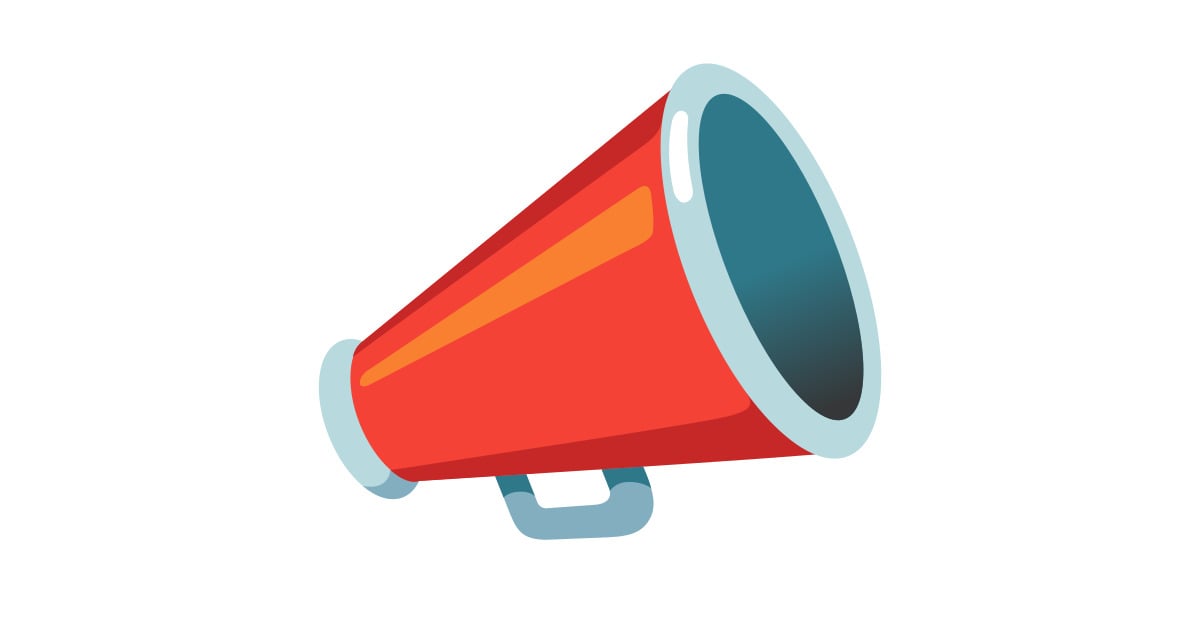 📣 Megaphone Emoji: Meaning & Usage