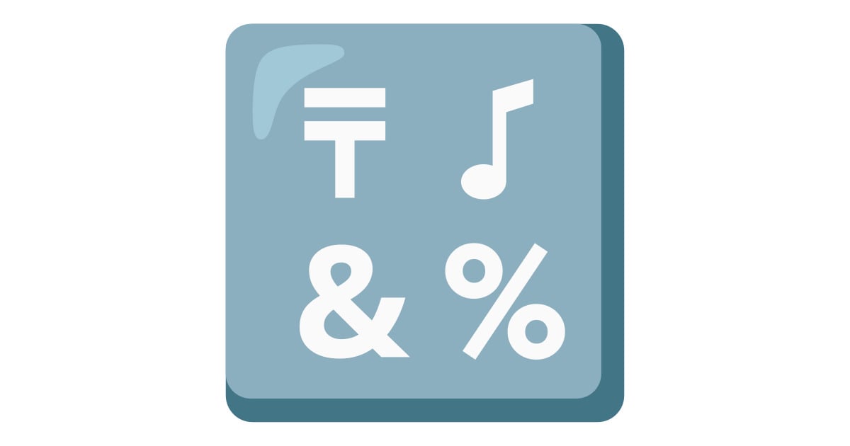 🔣 Input Symbols Emoji: Meaning & Usage