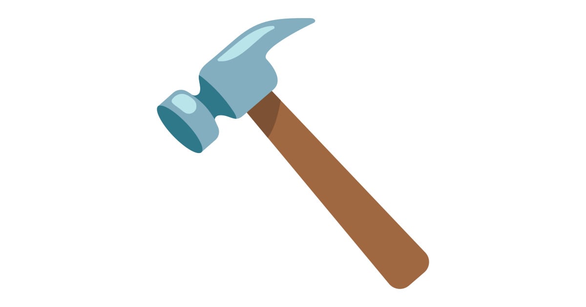 🔨 Martillo Emoji: Significado y Uso