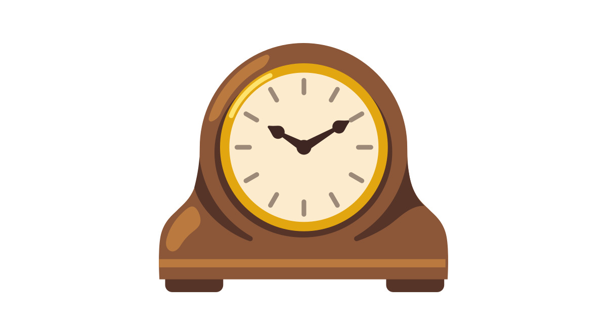 🕰️ Mantelpiece Clock Emoji: Meaning & Usage