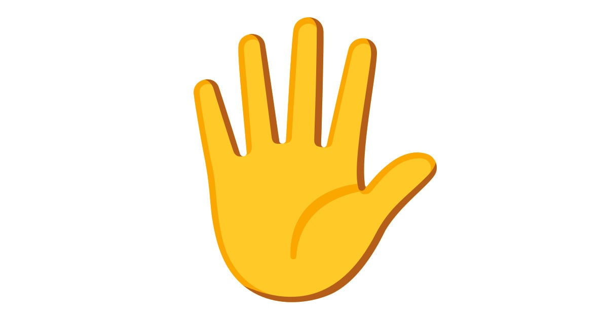 🖐️ Hand With Fingers Splayed Emoji: Meaning & Usage