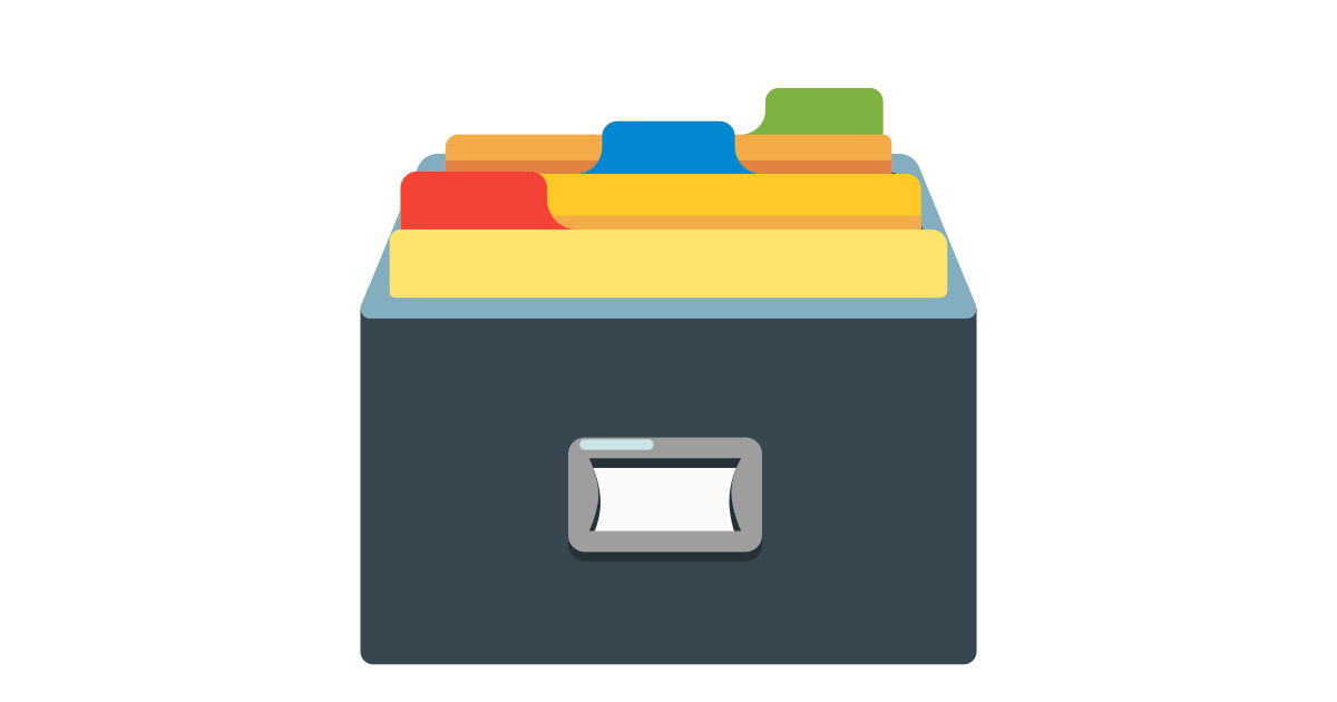 🗃️ Card File Box Emoji: Meaning & Usage
