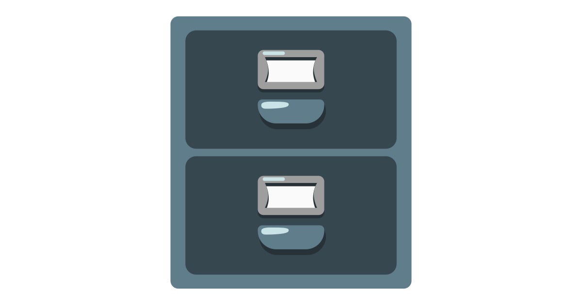 🗄️ File Cabinet Emoji: Meaning & Usage