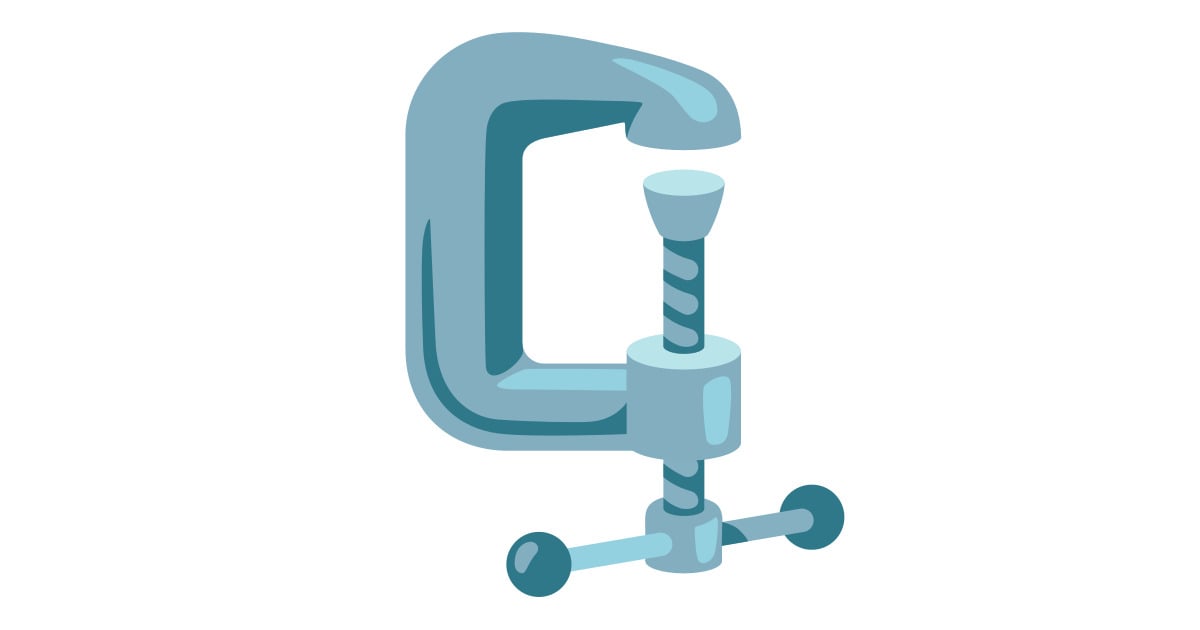 🗜️ Clamp Emoji: Meaning & Usage