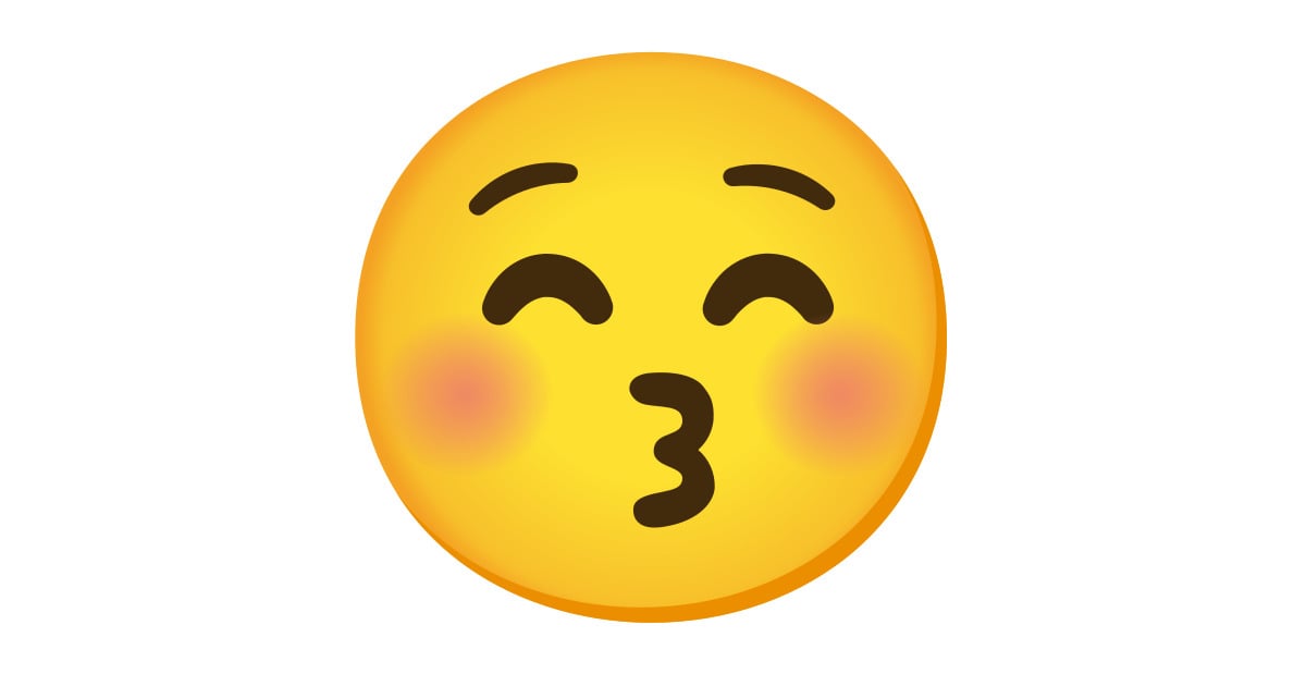 😚 Visage Faisant Un Bisou Avec Les Yeux Fermés Emoji: Signification ...