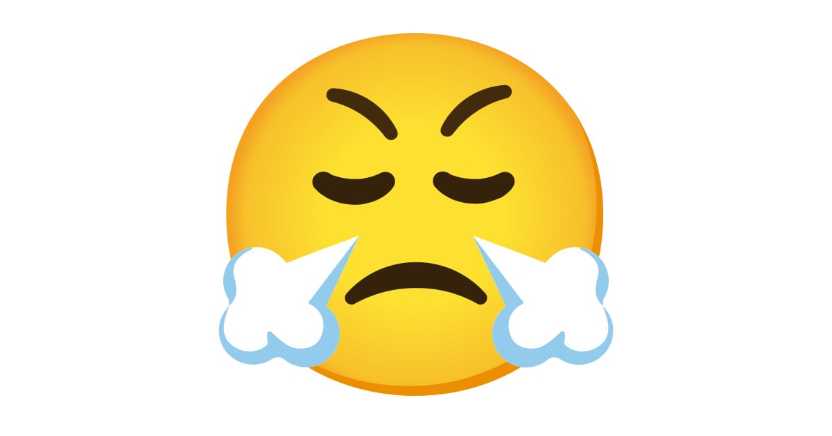 😤 Face With Steam From Nose Emoji: Meaning & Usage