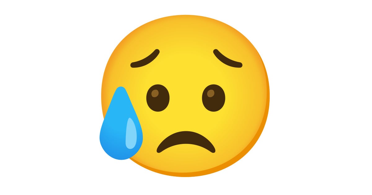 😥 Sad But Relieved Face Emoji: Meaning & Usage
