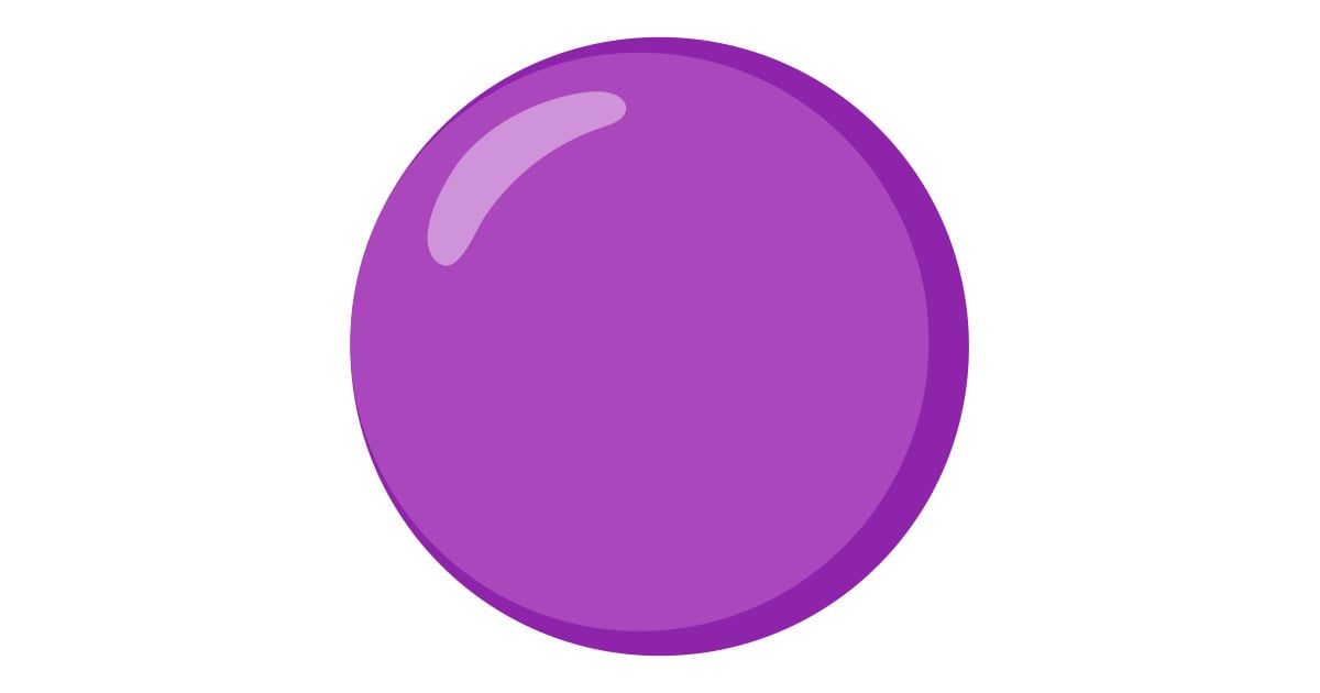🟣 Círculo Morado Emoji