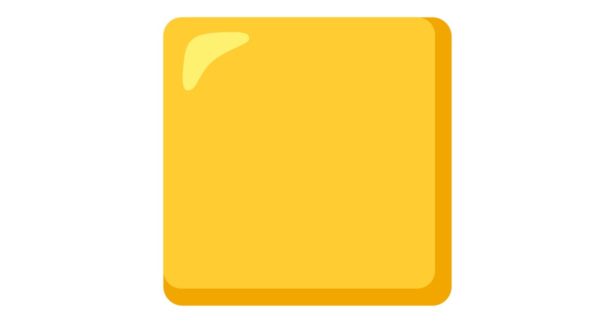 🟨 Yellow Square Emoji: Meaning & Usage