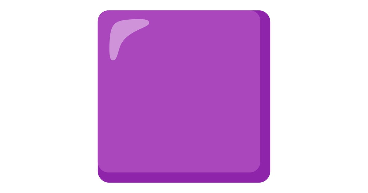 🟪 Purple Square Emoji: Meaning & Usage