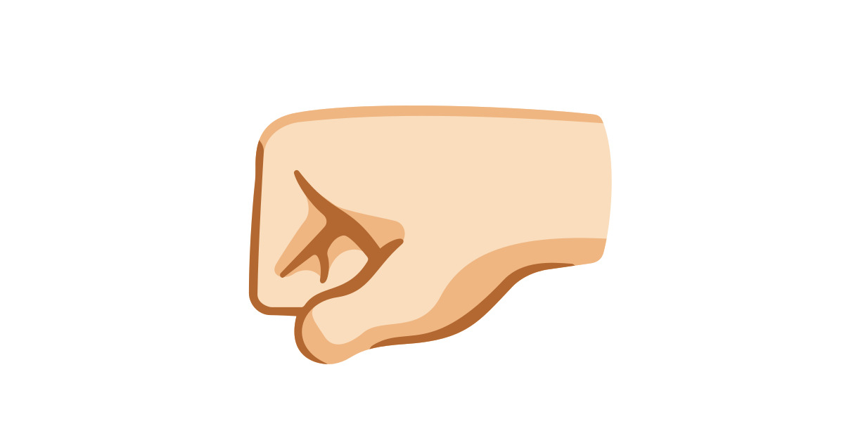 🤛🏻 Left-Facing Fist: Light Skin Tone Emoji
