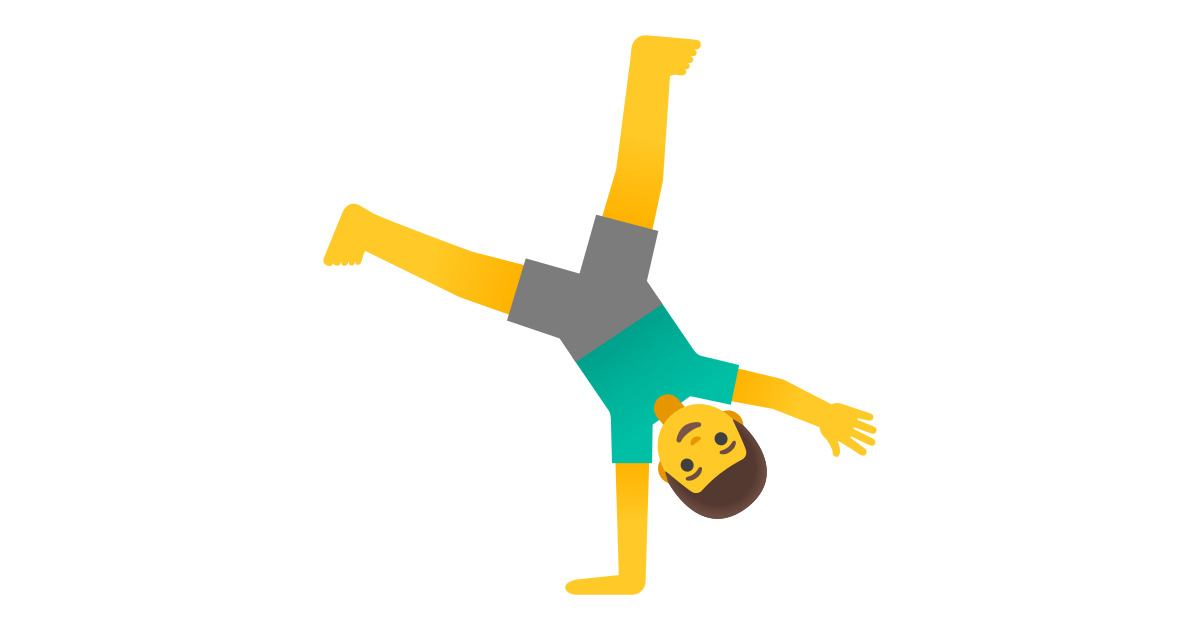 🤸‍♂️ Man Cartwheeling Emoji: Meaning & Usage