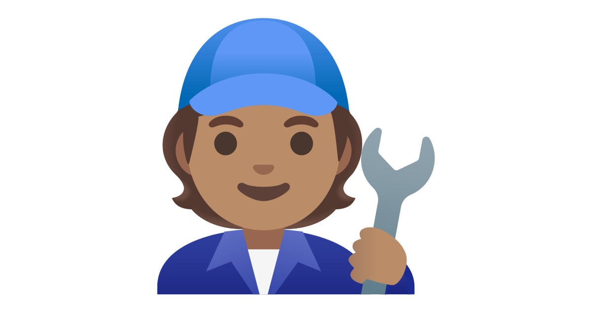 🧑🏽‍🔧 Mechanic: Medium Skin Tone Emoji