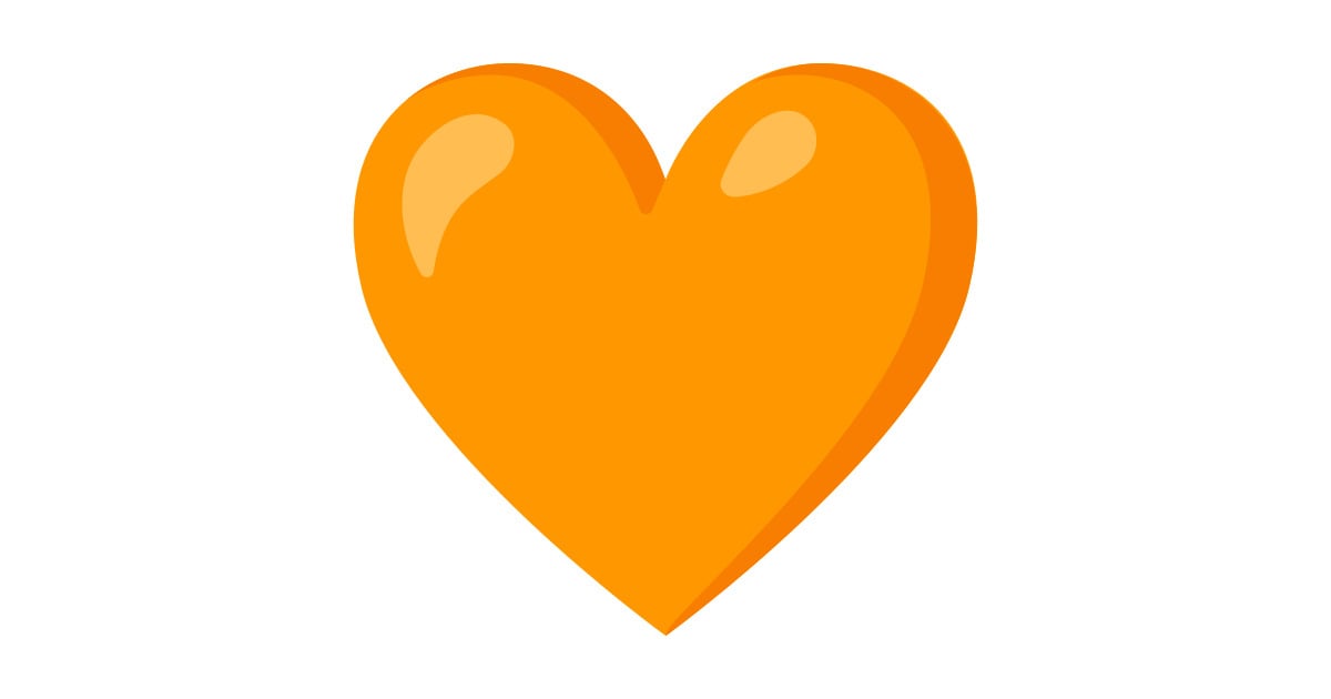 🧡 Orange Heart Emoji: Meaning & Usage