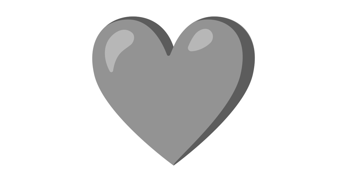 Cœur Gris Emoji: Signification & Utilisation