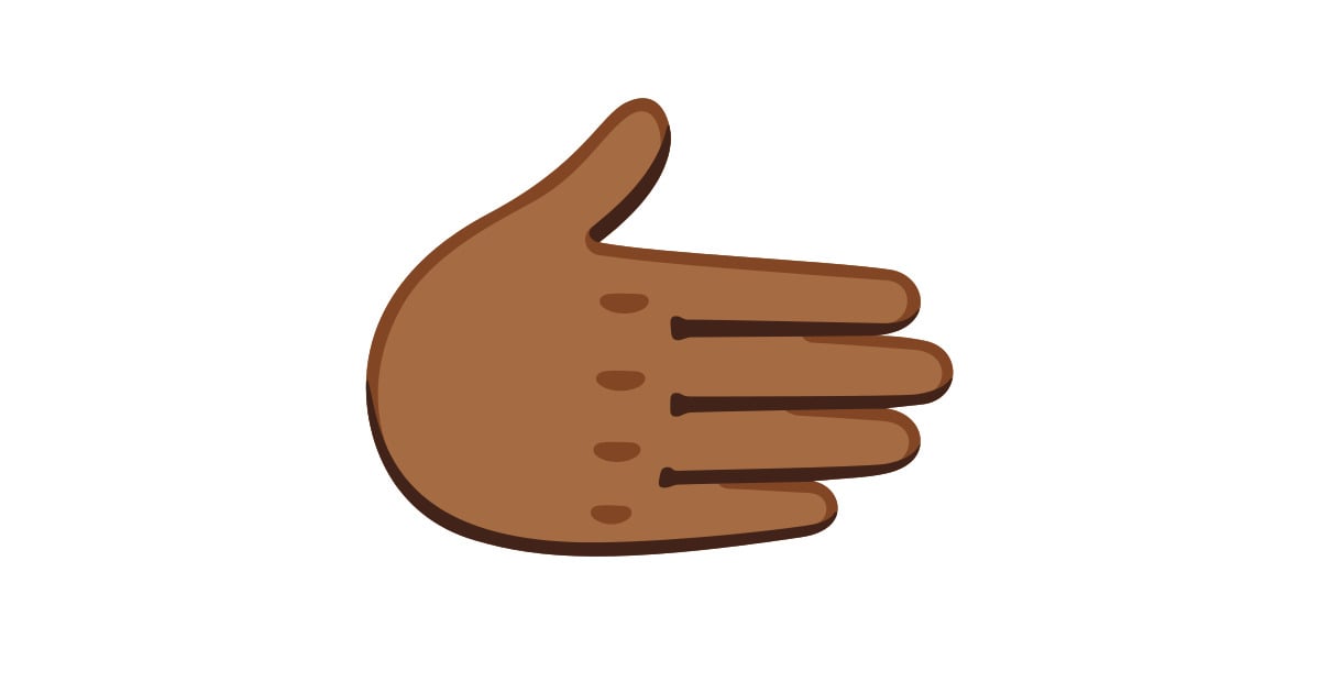 🫱🏾 Rightwards Hand: Medium-Dark Skin Tone Emoji