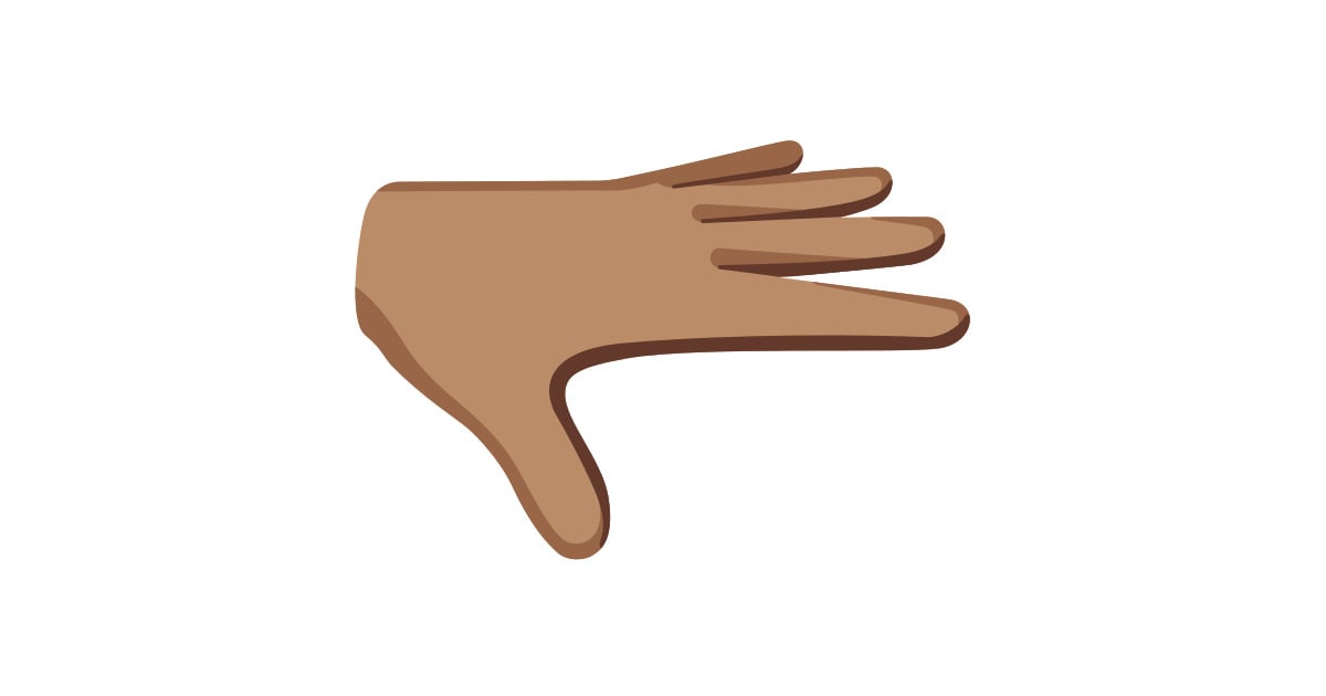 🫳🏽 Palm Down Hand: Medium Skin Tone Emoji