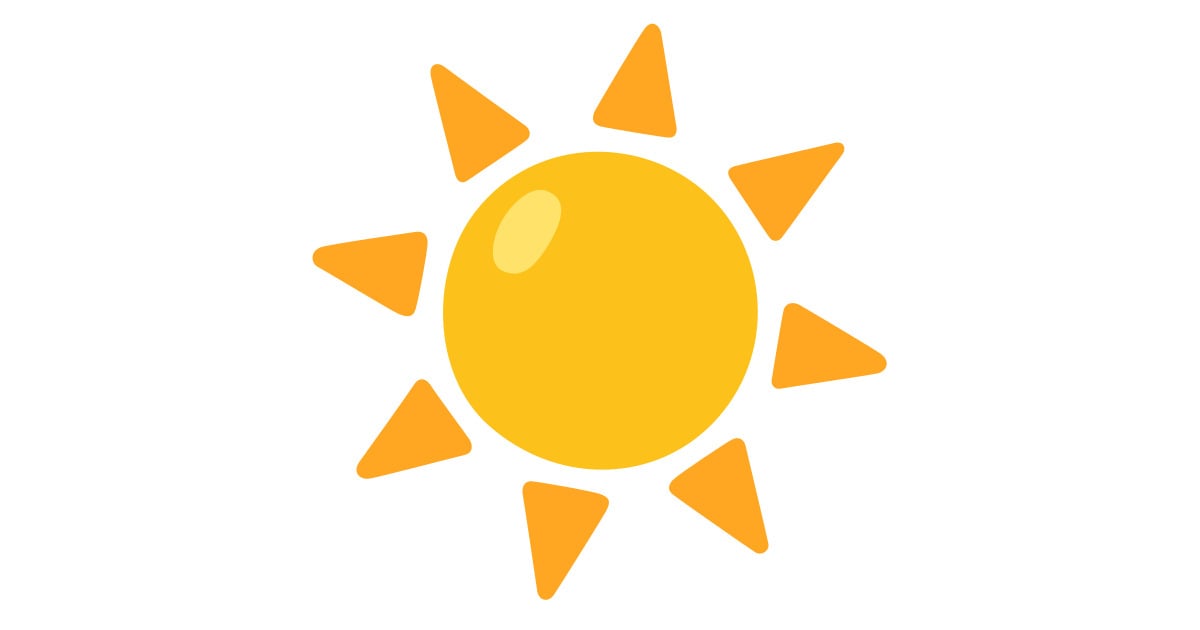 ☀️ Sun Emoji: Meaning & Usage