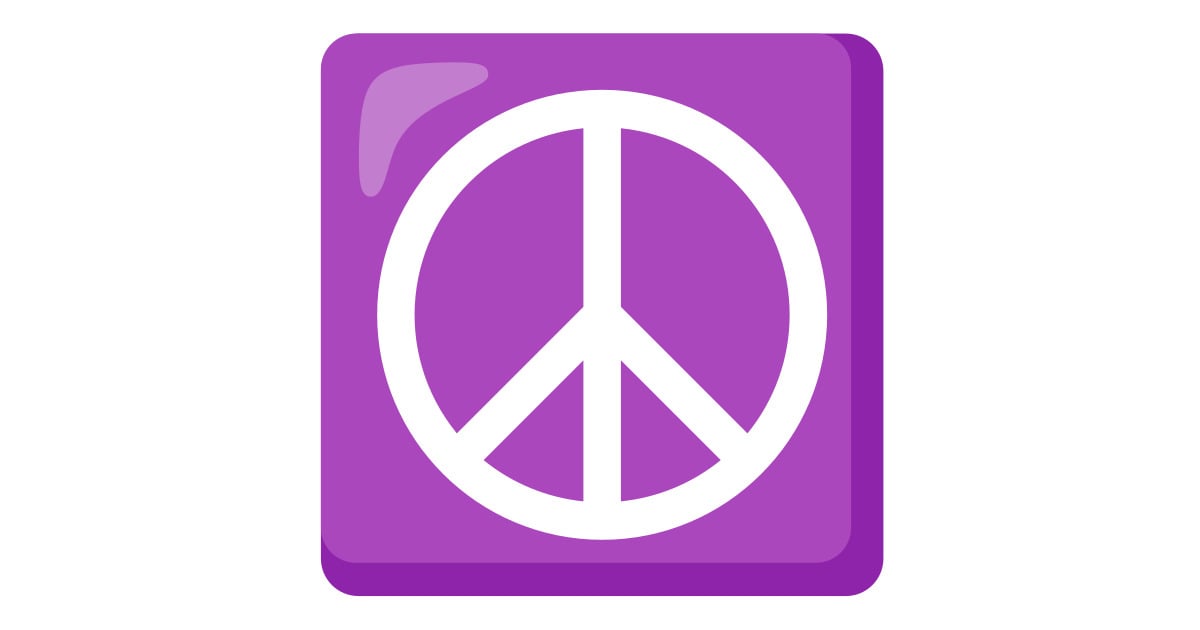 ☮️ Peace Symbol Emoji: Meaning & Usage