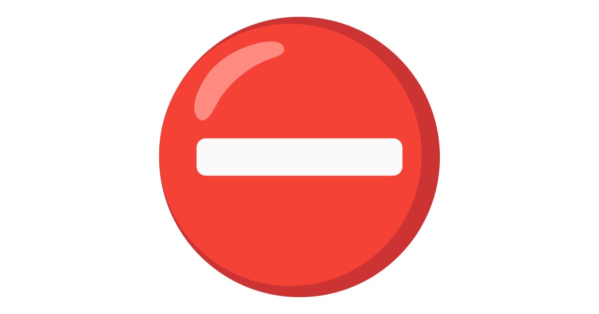 ⛔ Sens Interdit Emoji: Signification & Utilisation