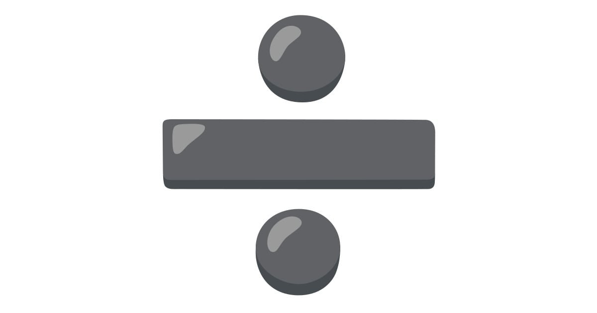 Divide Emoji: Meaning & Usage