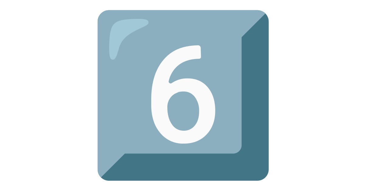 6️⃣ Tecla: 6 Emoji: Significado e Uso