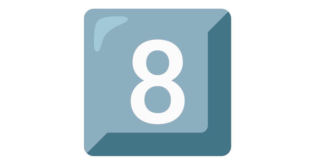 8️⃣ Keycap: 8 Emoji: Meaning & Usage