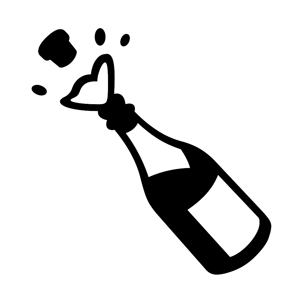 🍾 Bottle With Popping Cork Emoji: Meaning & Usage