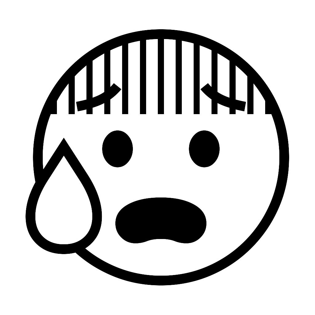 😰 Anxious Face With Sweat Emoji: Meaning & Usage