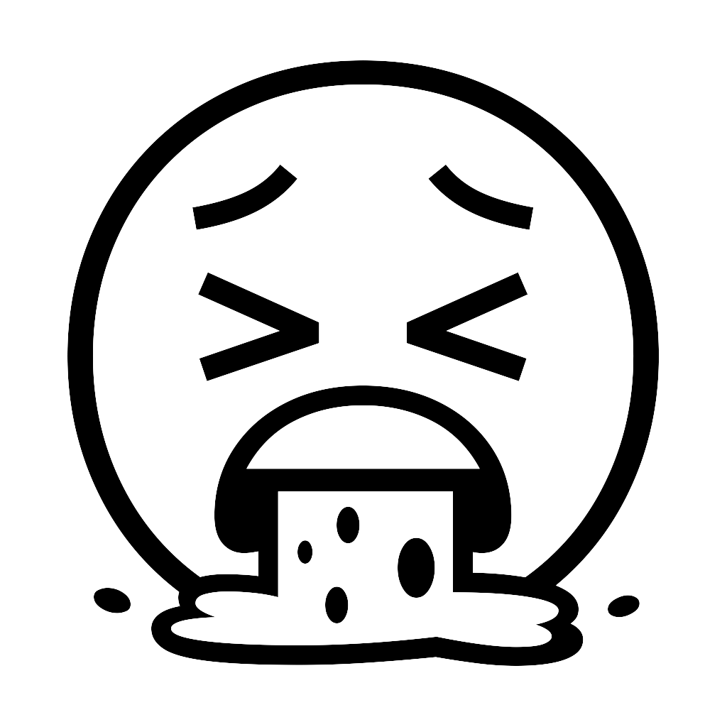 🤮 Face Vomiting Emoji: Meaning & Usage