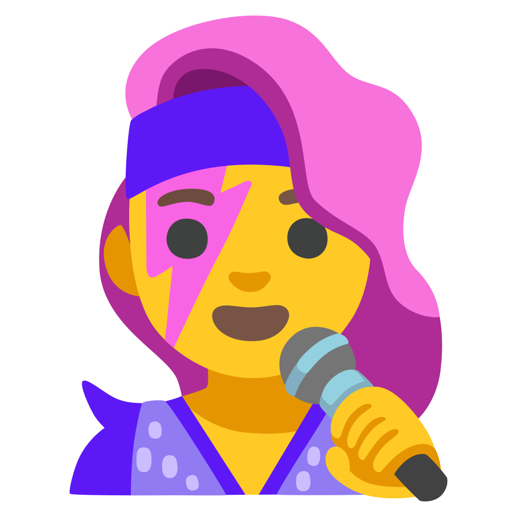 👩‍🎤 Woman Singer Emoji: Meaning & Usage