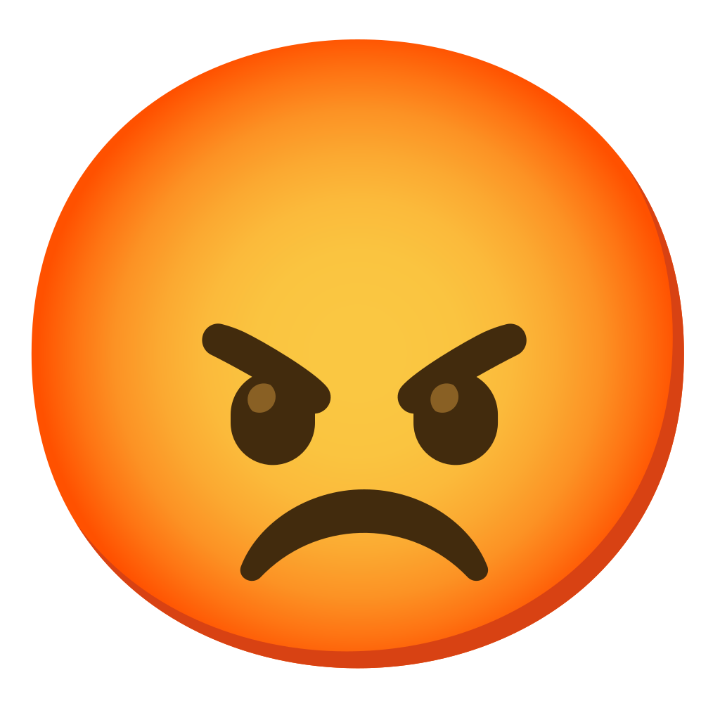 Angry Face Drawing Emoji