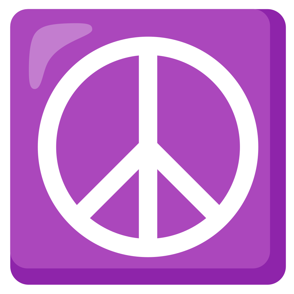☮️ Peace Symbol Emoji: Meaning & Usage